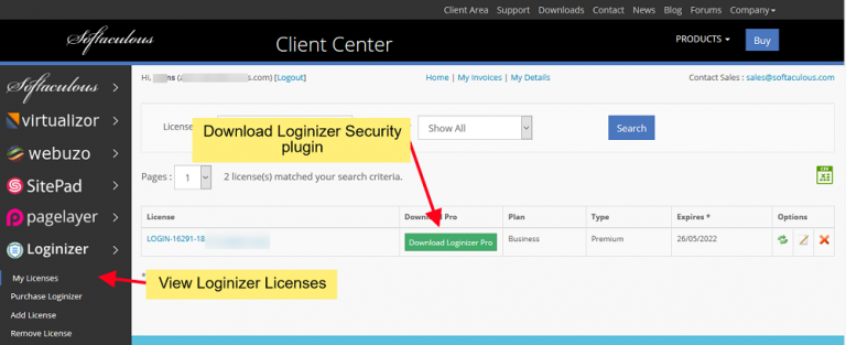 Installing Loginizer Security Pro – Loginizer